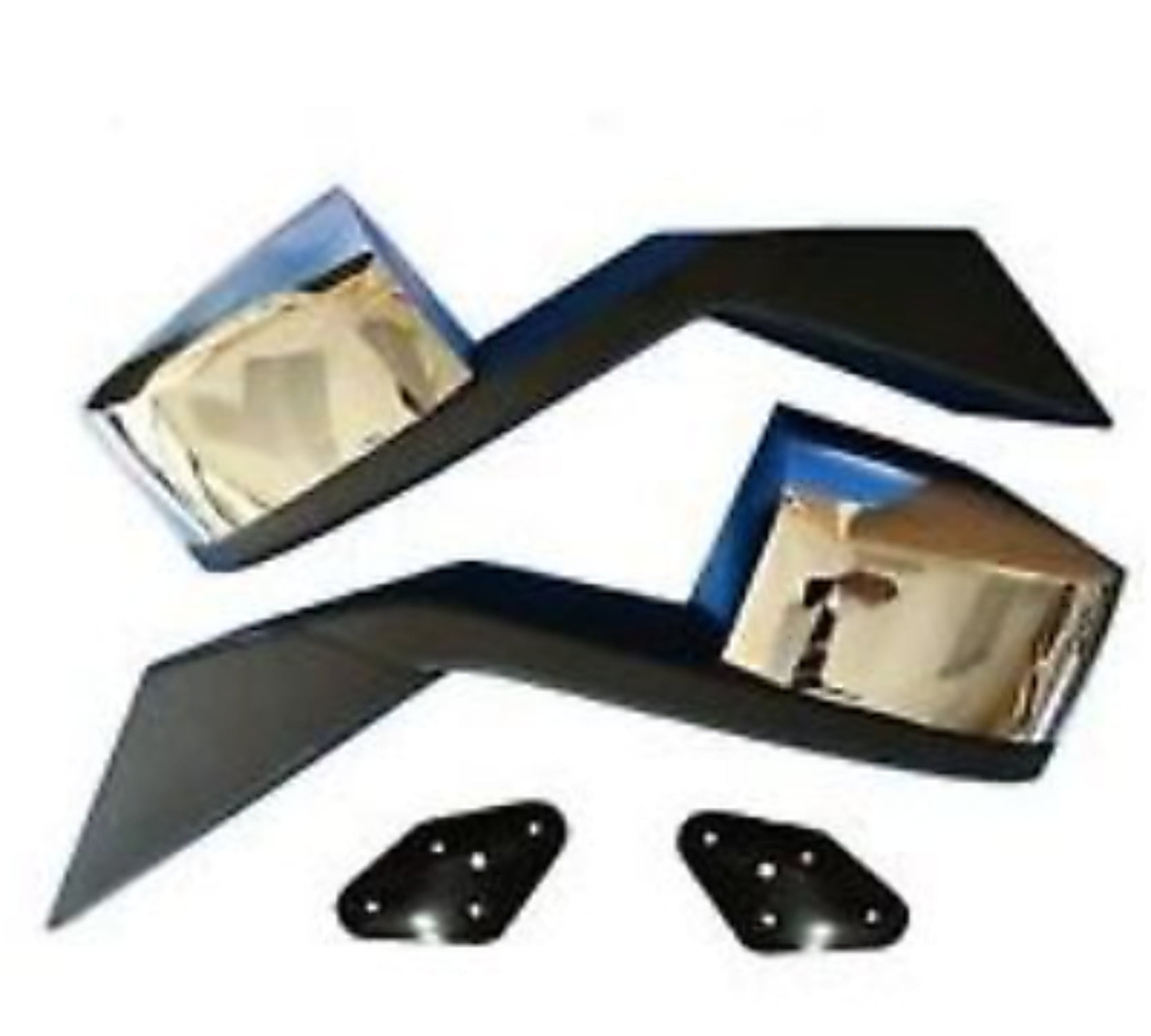 Volvo VNL Replacement Chrome Hood (Fender) Mirror / SET / With Brackets ...