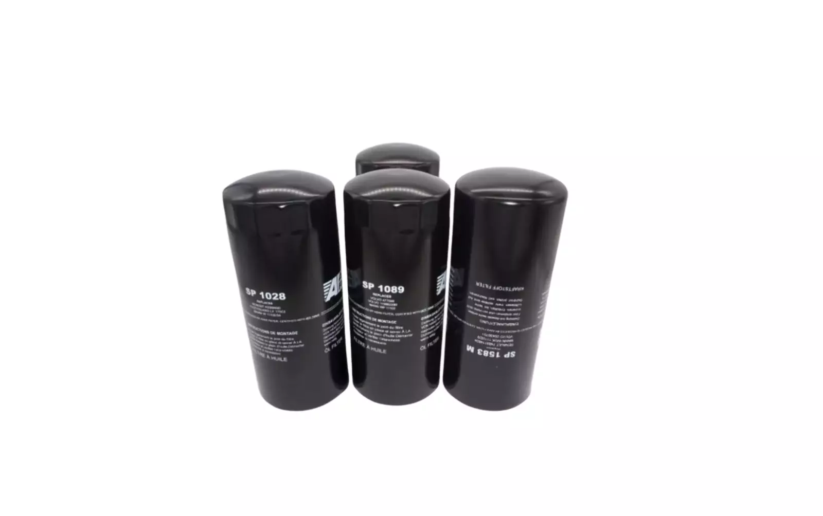 Volvo VNL D12 Engine Oil Filter Kits / 4 Pieces Oil & Fuel / PM Service ...