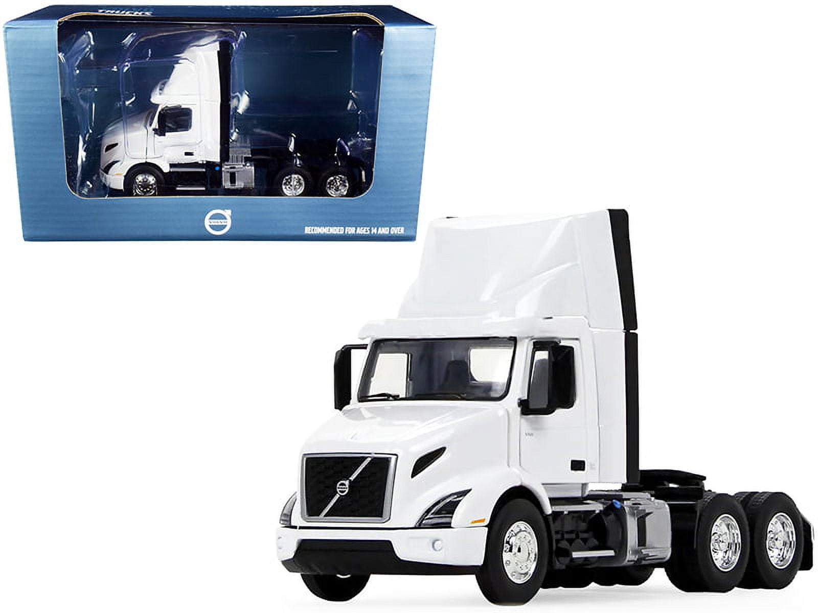 First Gear Volvo VNR 300 Day Cab with Roof Fairing White 1/50 Diecast ...
