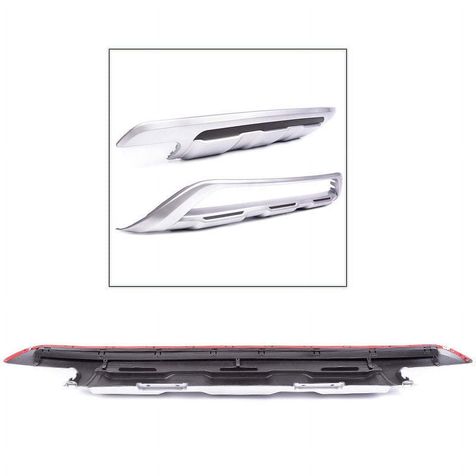 Volvo XC60 14-16 Front Rear Bumper Skid Plate Aero Diffuser Styling Kit ...