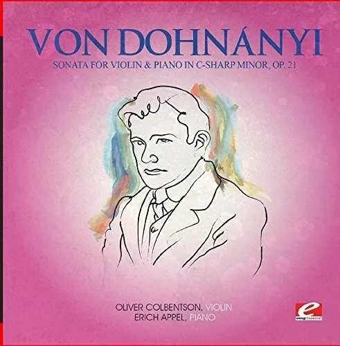 Von Dohnanyi Sonata Viol & Piano CSharp Min 21 CD Alliance MOD , Rmst ...