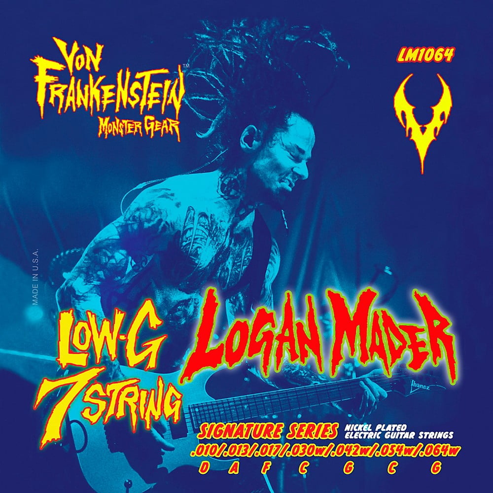 Von Frankenstein Monster Gear Logan Mader Low-G 7 String Signature Set ...
