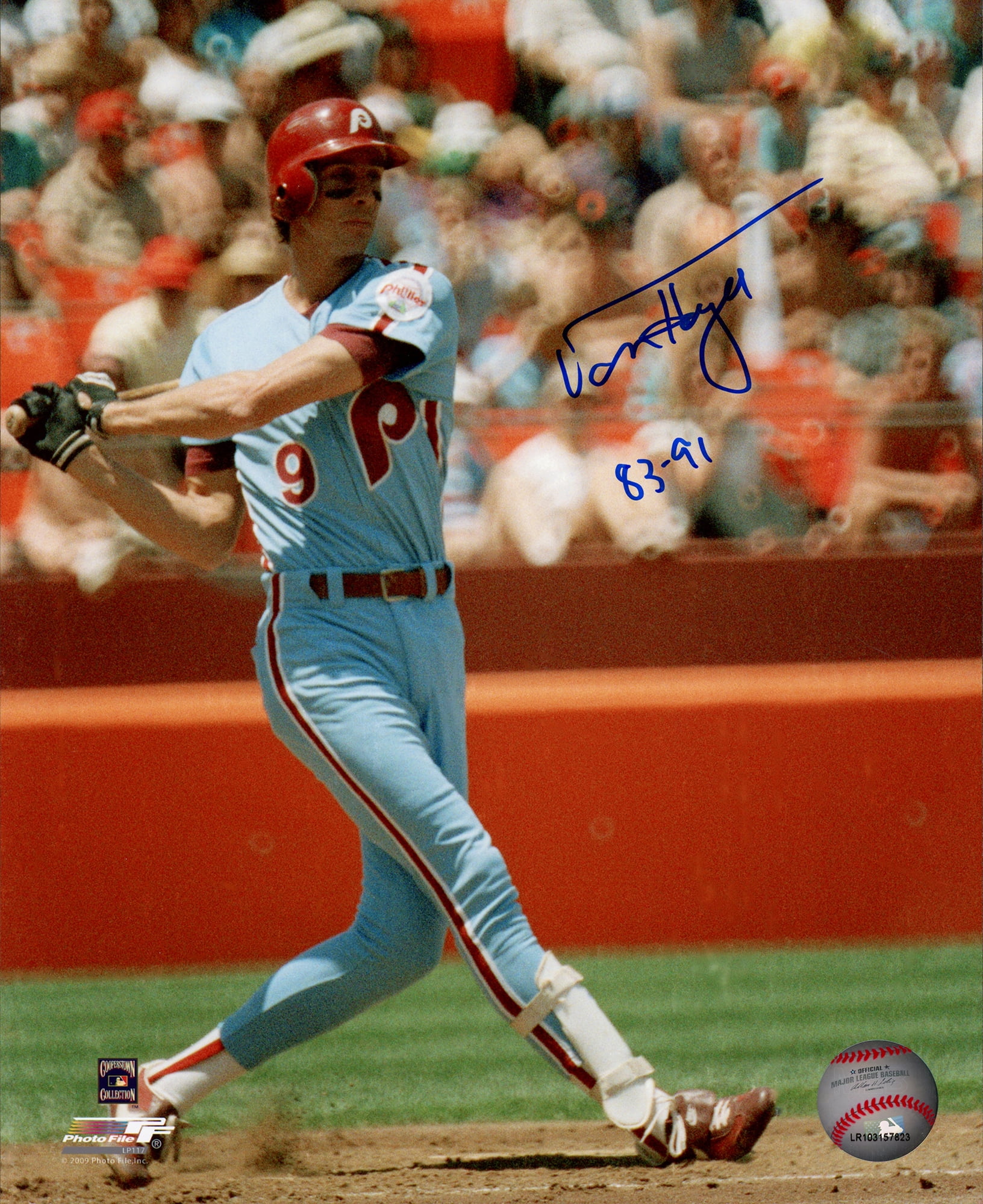 Von Hayes Autographed 50 Count Lot of 8x10 Photos Philadelphia Phillies ...