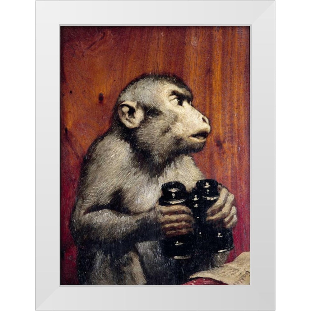 Von Max, Gabriel 19x24 White Modern Wood Framed Museum Art Print Titled ...