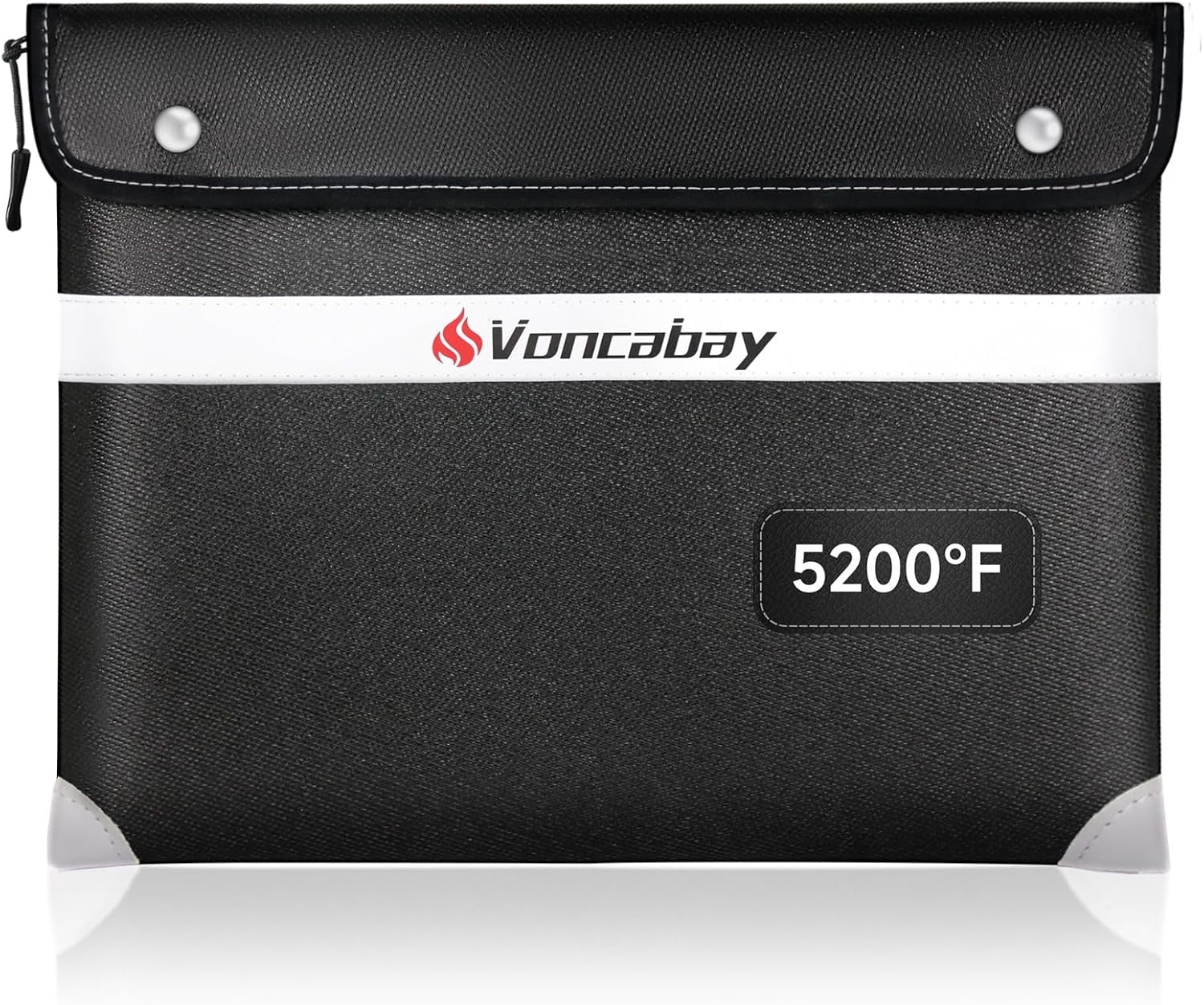 Voncabay Upgraded 5200F Fireproof Waterproof Cash & Document Bag with ...