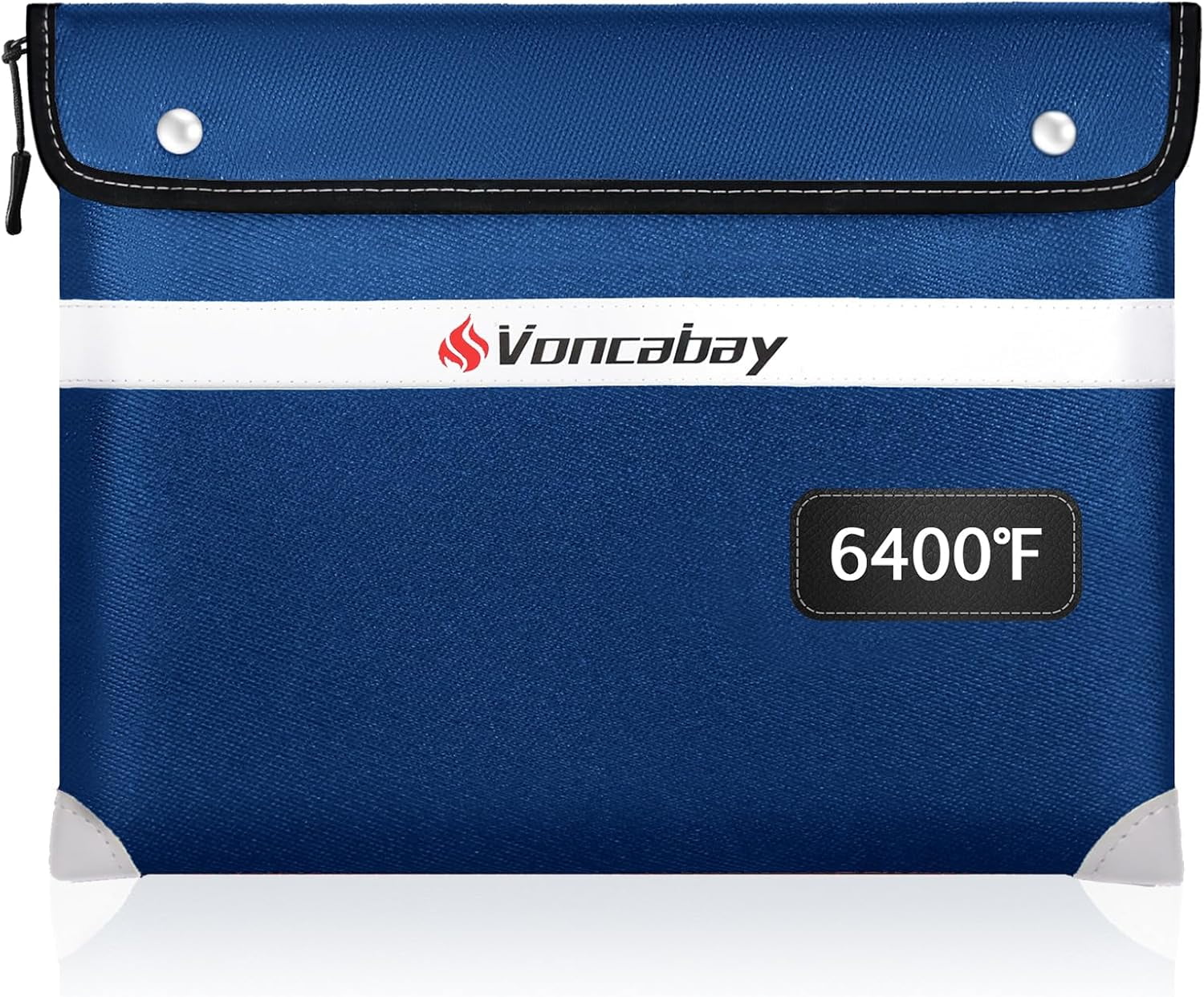 Voncabay Upgraded 6400°F Fireproof Waterproof Document Bag, Fireproof ...