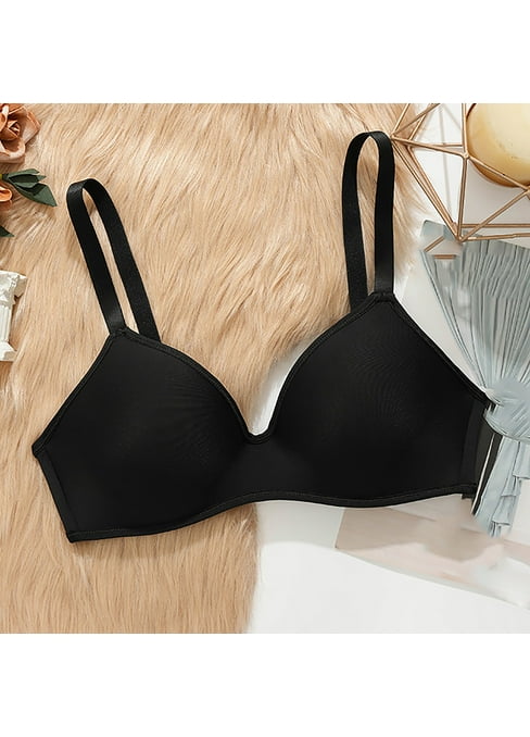 Blczomt No Wire Bras for Women Plus Size Strapless Bandeau Comfortable ...