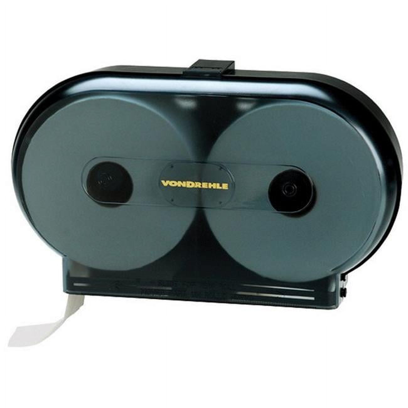 Vondrehle HDJRT1 Plastic Mounted Twin Jumbo Roll Tissue Dispencer ...