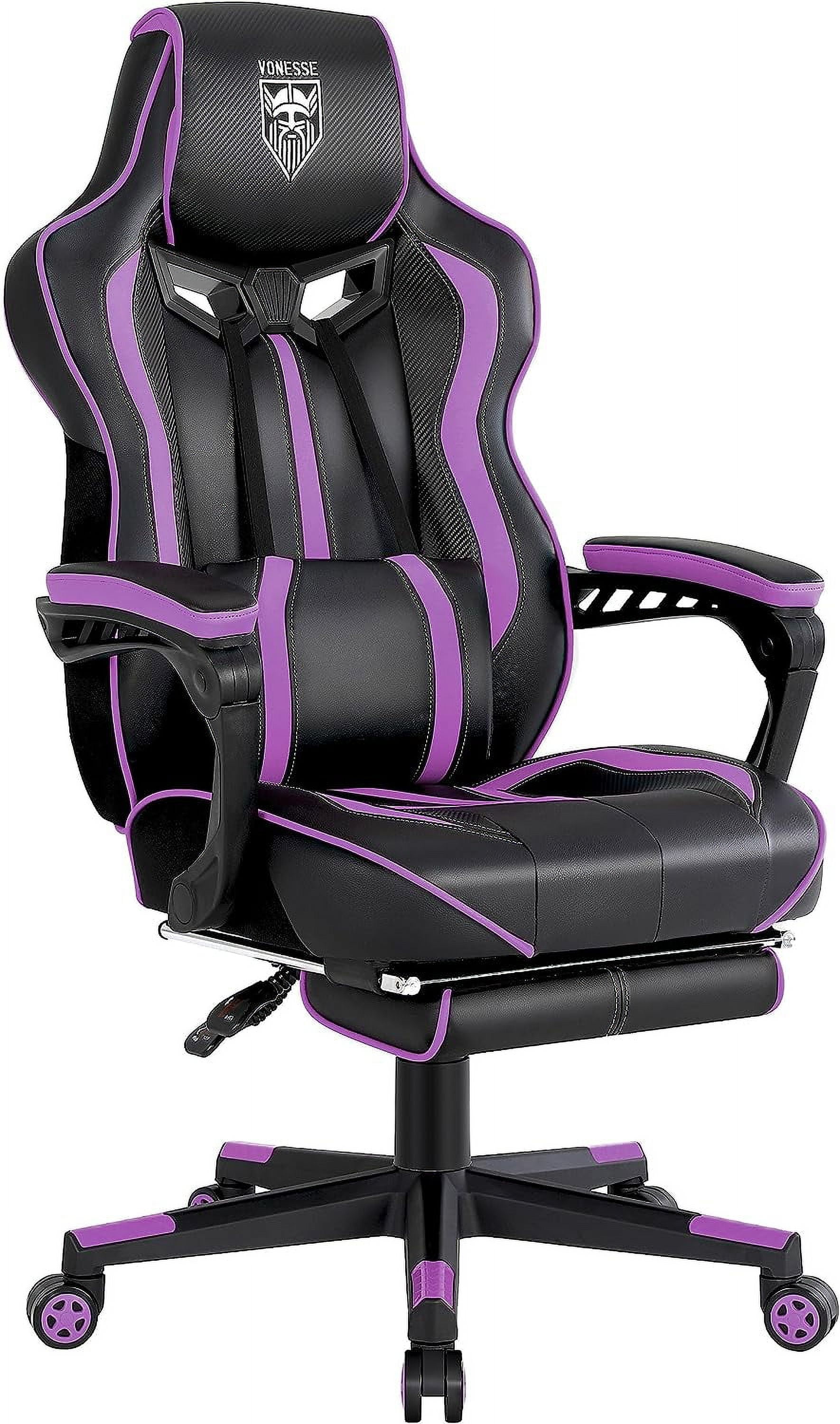 Vonesse Gaming Chair for Girls, Pink Computer Gaming Chairs for Adults ...