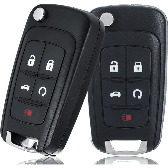 Vongem 2pcs Car Key Fob Keyless Entry Remote Compatible, Fits for Chevy ...