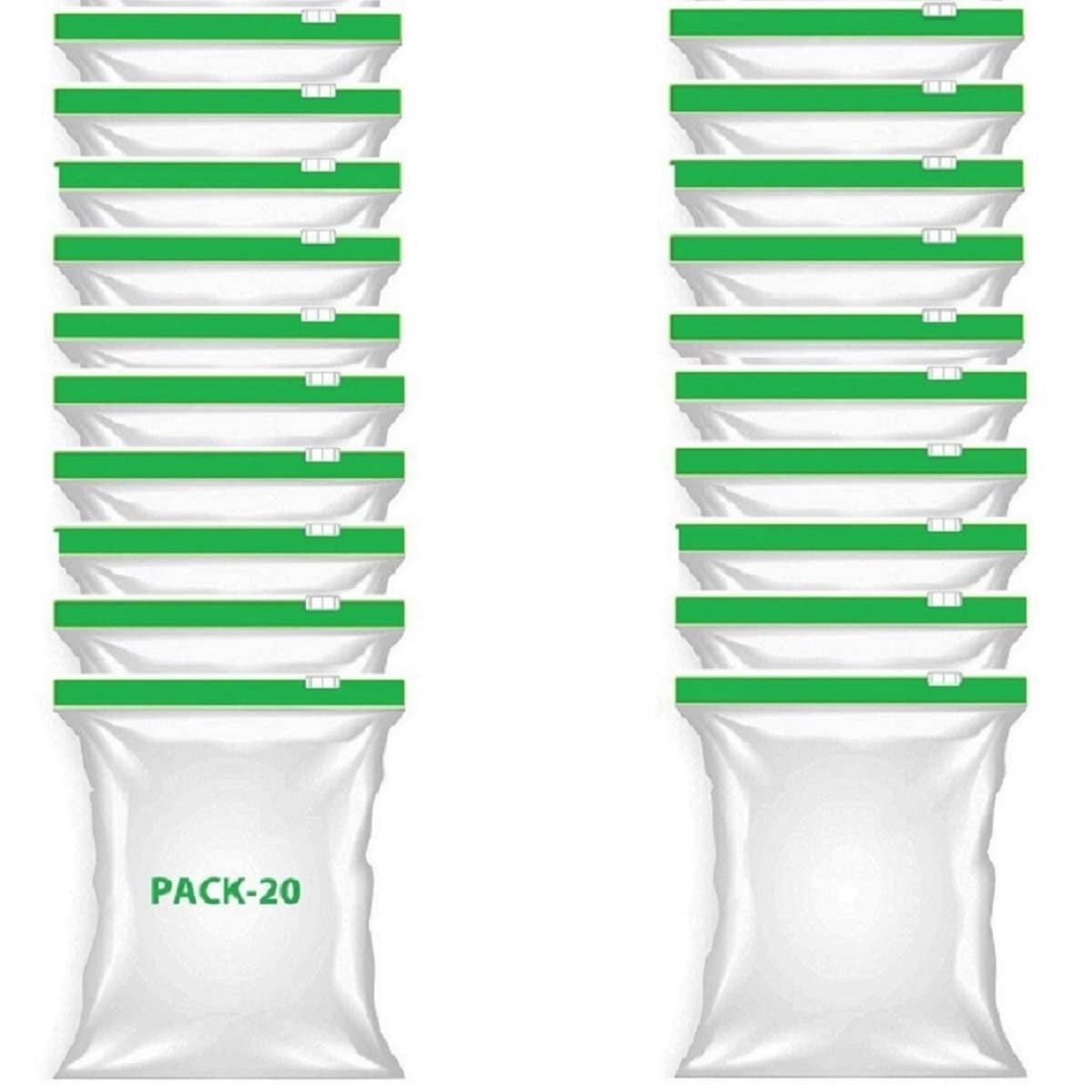 Vonity zip lock Pouches Zip lock Bag For Storage Freezer REUSABLE ...