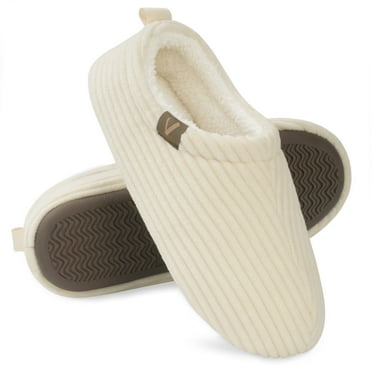 Muk Luks Women's Tall Knit Foldover Slipper Boot - Walmart.com