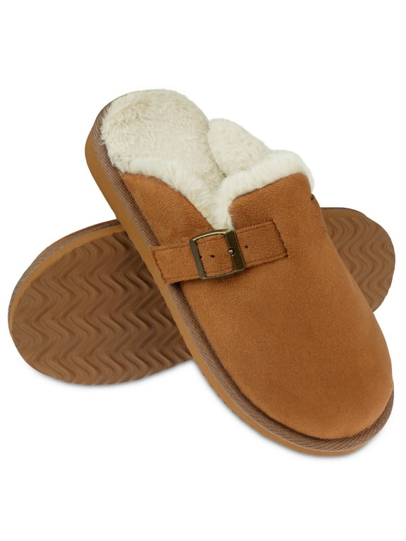 VONMAY Women's Fuzzy Slippers Booties Indoor Outdoor House Shoes - Shop ...