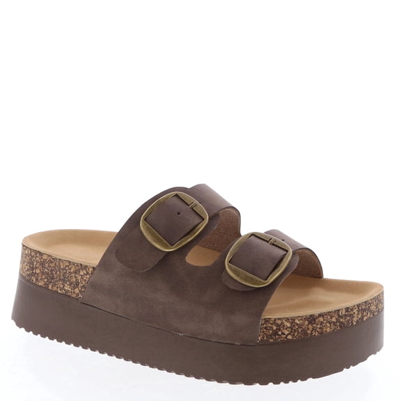 Women's Platform Sandals with Arch Support, Pillow Recovery Slides ...
