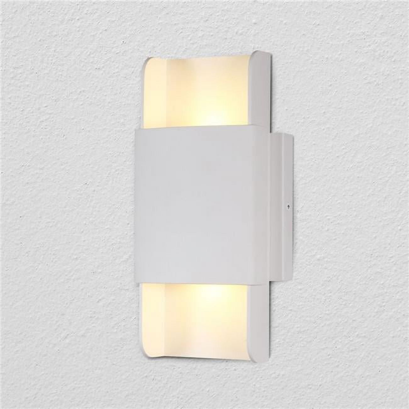 Vonn Vmw15610 Atlas 2 Light 10" Tall Led Wall Sconce - White - Walmart.com
