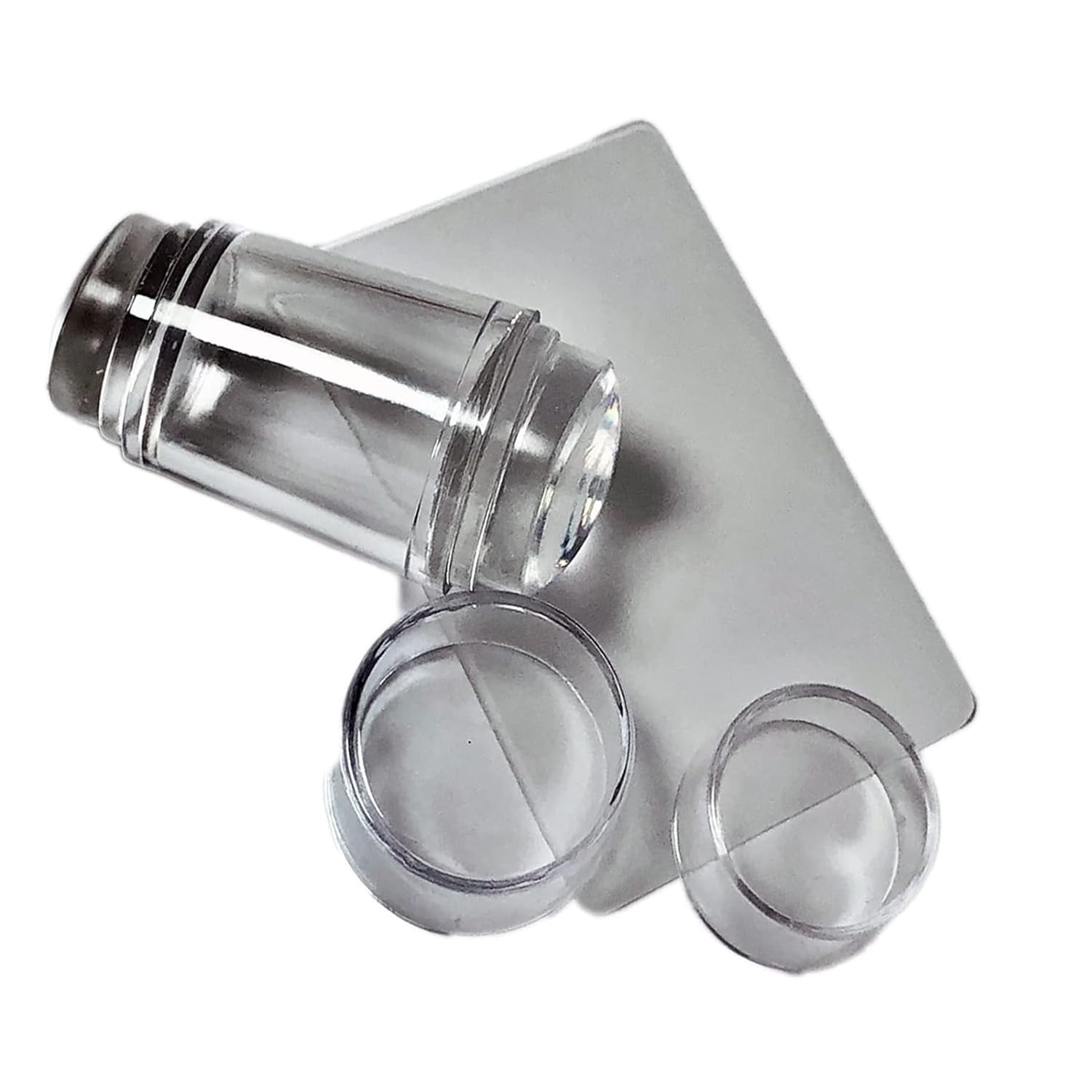 Vonrui Double Sided Nail Art Stamper Clear Silicone Nail Stamper Jelly ...