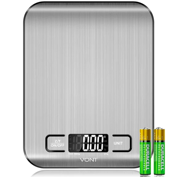 Vont 'Milo' Kitchen Scale, Food Scale, Digital Scale W/ Beautiful Lcd ...