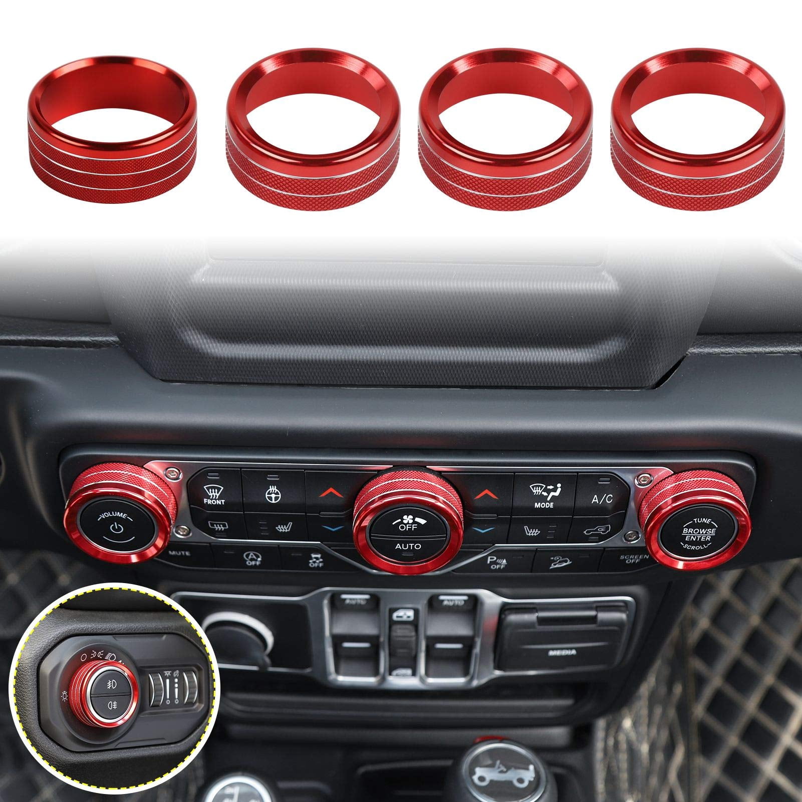 Voodonala Air Conditioner Headlight SSF20 Center Consoles Switch Knob ...