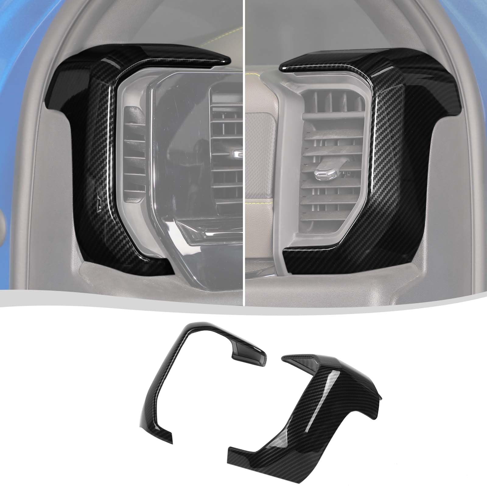 Voodonala for Chevy Silverado 2022+ Center Console Dash Side Vent Panel ...
