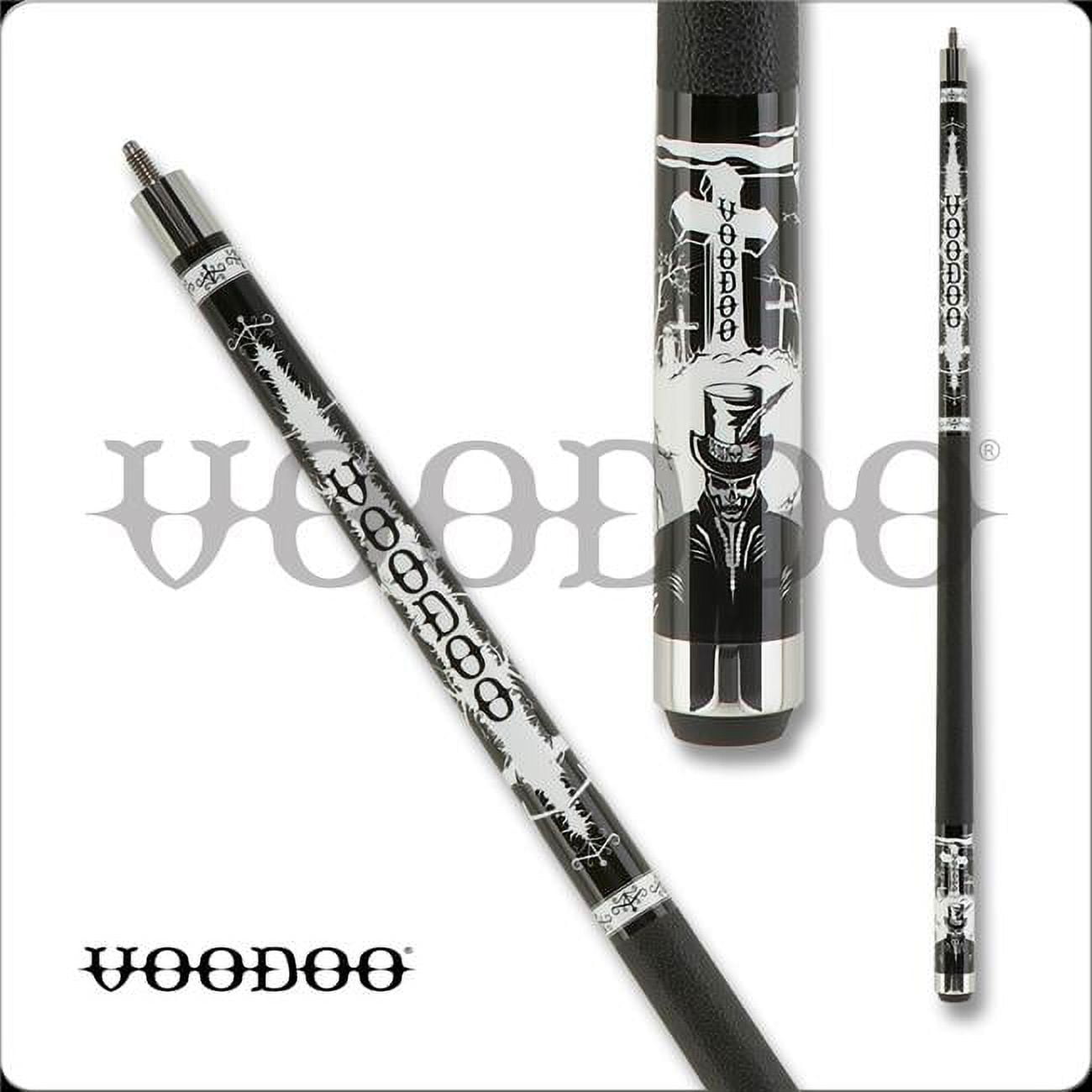 Voodoo, VOD35 Pool Cue, 19 oz, 13mm Tip, Black Leather Wrap, Purple ...