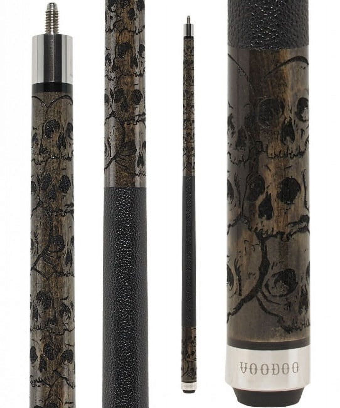 Voodoo Grey VOD31 Clustered Skulls Pool Cue - 21oz - Walmart.com