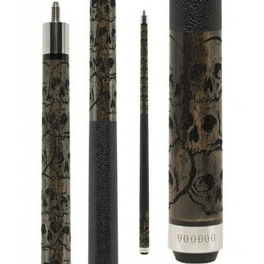 Voodoo VOD13 Cemetery Design Two-Piece Billiards Pool Cue Stick 18 - 21 ...