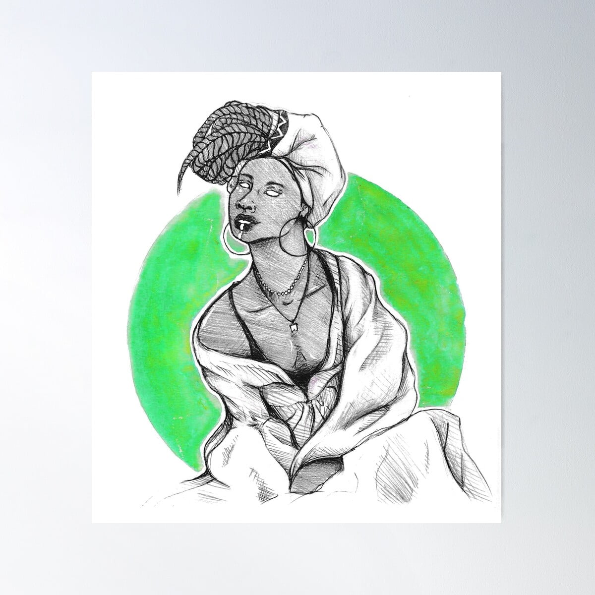 Voodoo Queen. Poster Wall Art, Modern Wall Decor For Living Room ...