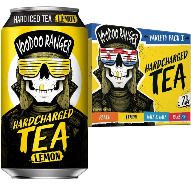 Voodoo Ranger Hardcharged Tea Craft Variety Pack I, 12 Pack, 12 fl oz ...