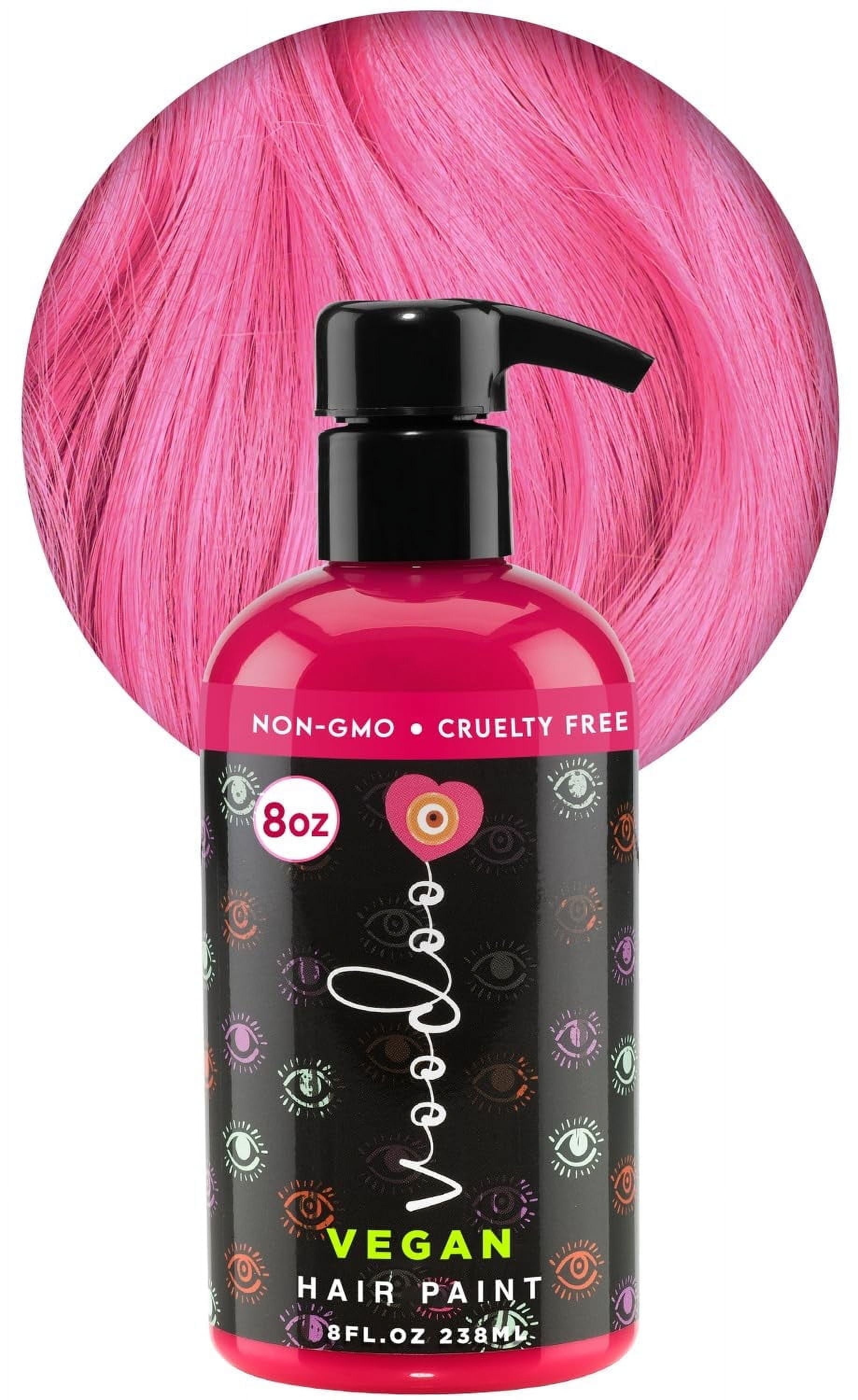 Moehair Voodoo Pink Hair Dye (Puppy Love) 8 fl oz | Vegan Semi ...
