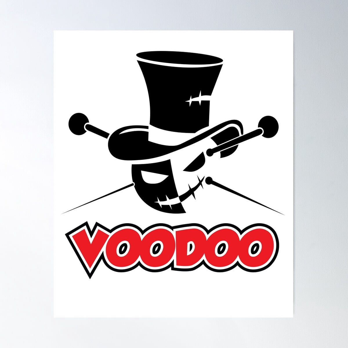 Voodoo Shirt Poster Wall Art, Modern Wall Decor For Living Room Bedroom ...