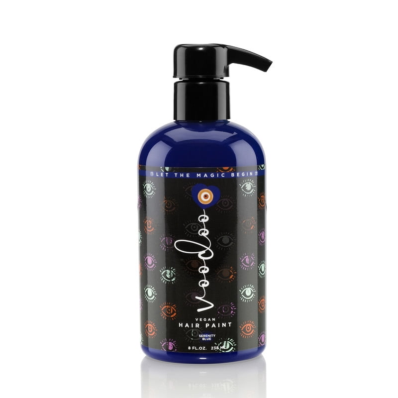 Voodoo Vegan Hair Paint - Serenity (Blue) 8 fl oz | Vivid, Bright and ...