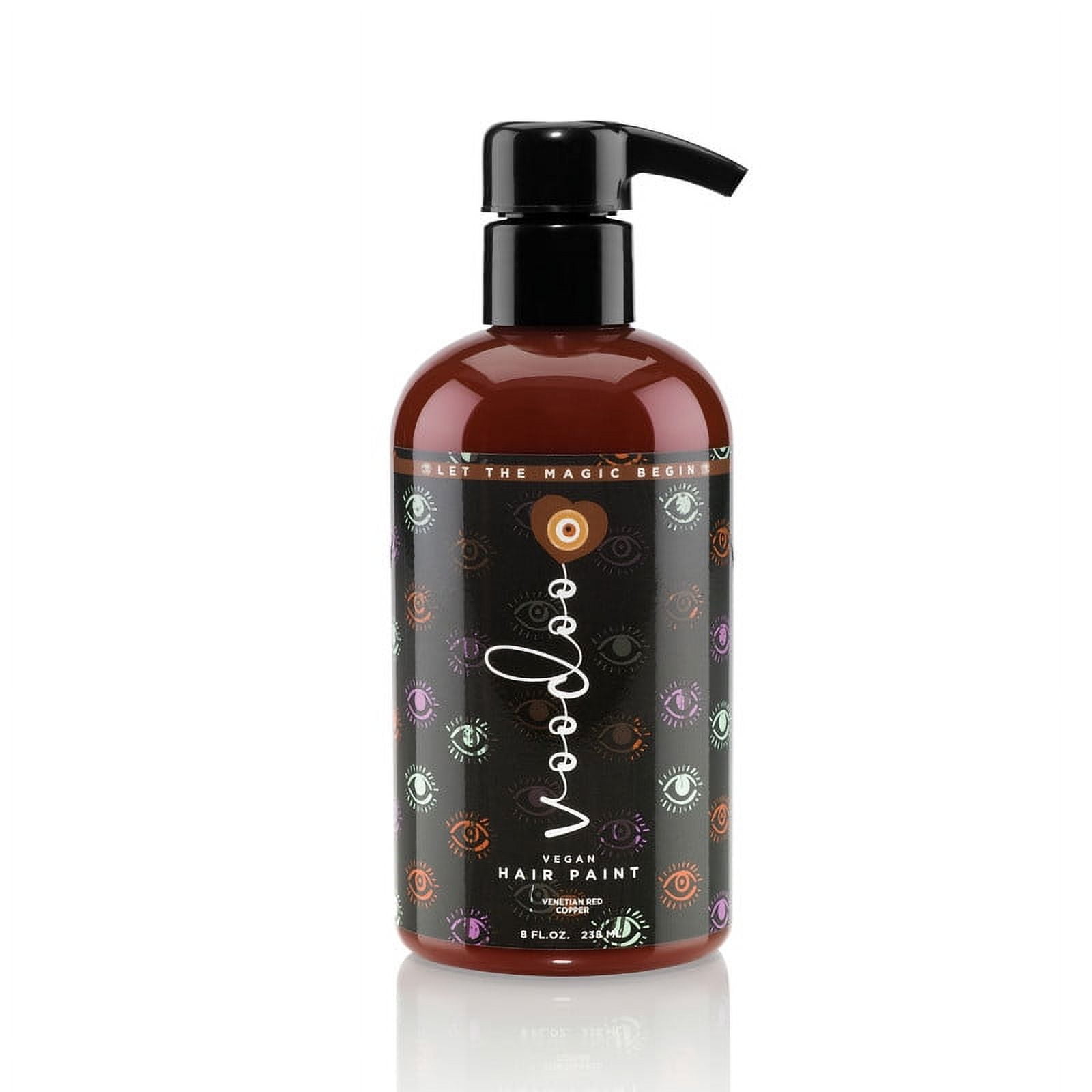 Voodoo Vegan Hair Paint - Venetian Red (Copper) 8 fl oz | Vivid, Bright ...