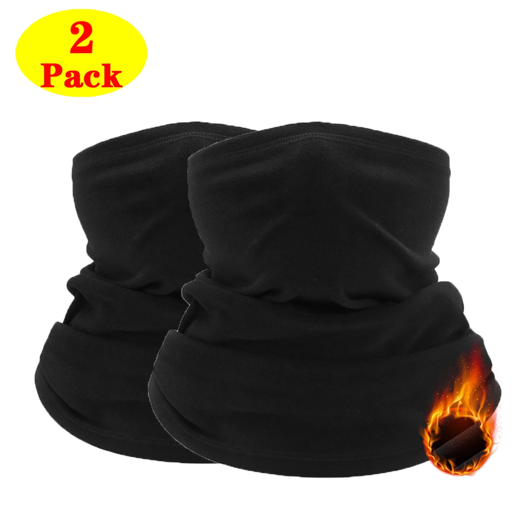 Voofly 2 Pack Winter Neck Gaiter for Men Women Soft Warmer Face Masks ...
