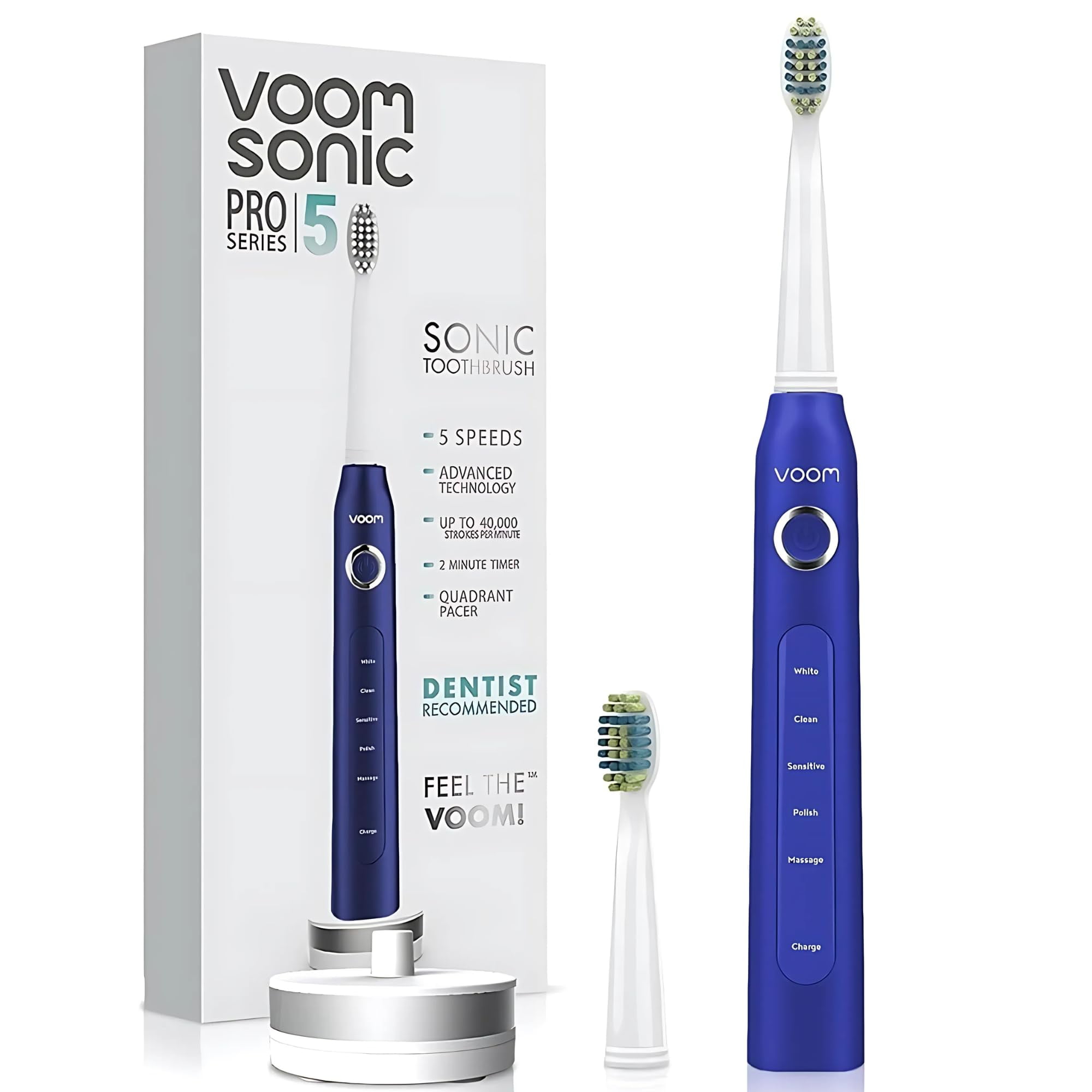 Voom Sonic Pro 5 STF9 Series Rechargeable Electronic Toothbrush ...