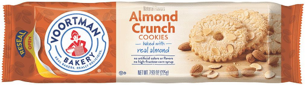 Voortman Almond Crunch Cookies - Walmart.com