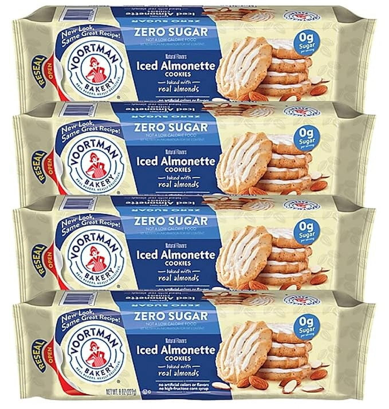 Voortman Bakery #1 in U.S. ZERO SUGAR COOKIES - Iced Almonette Cookies ...