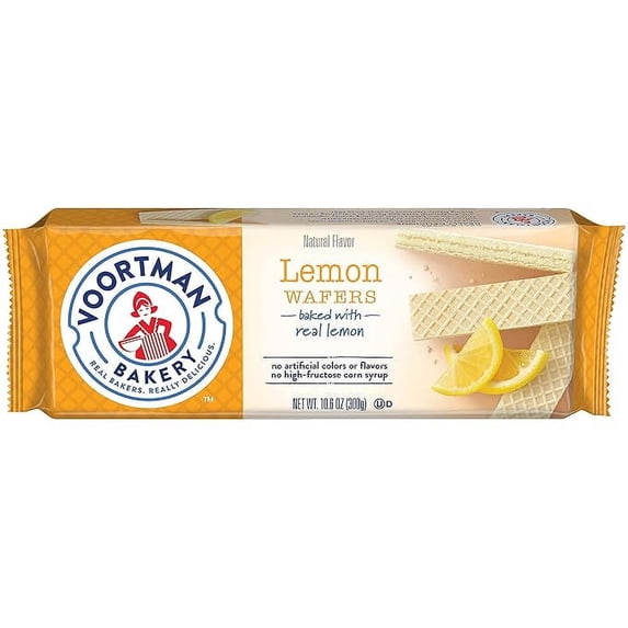 Voortman Bakery Lemon Wafers, 30 Count - Walmart.com