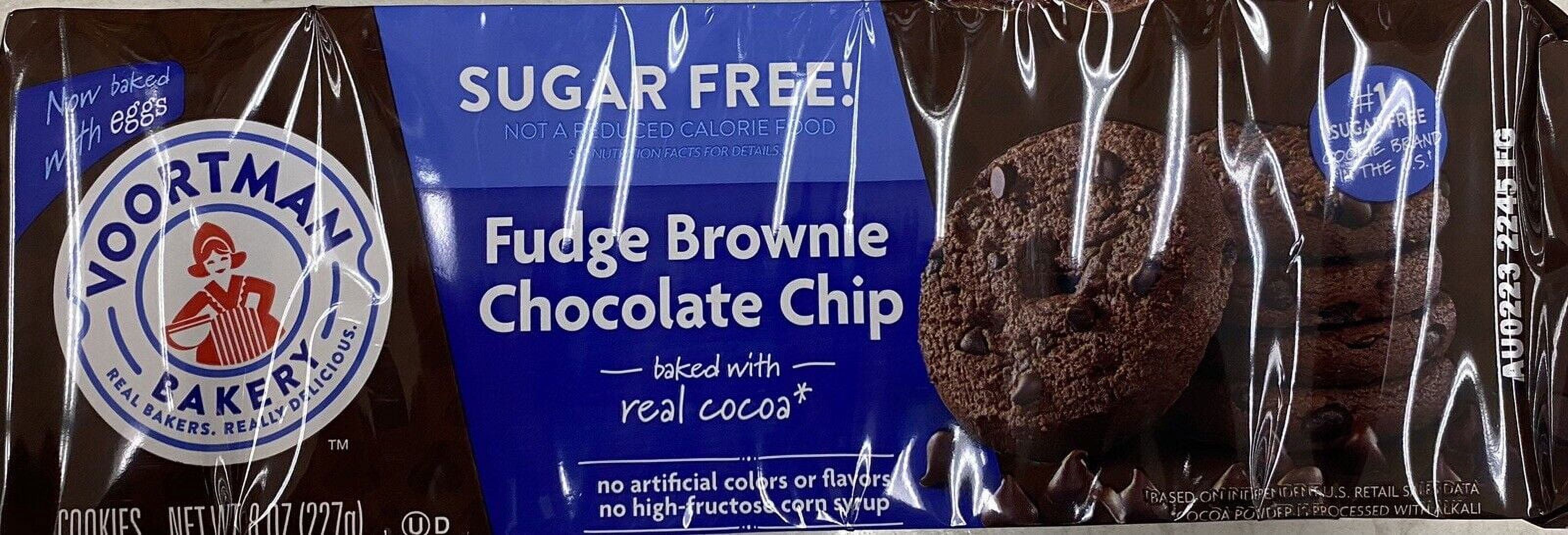 VOORTMAN Zero Sugar Fudge Brownie Chocolate Chip Cookies - Walmart.com