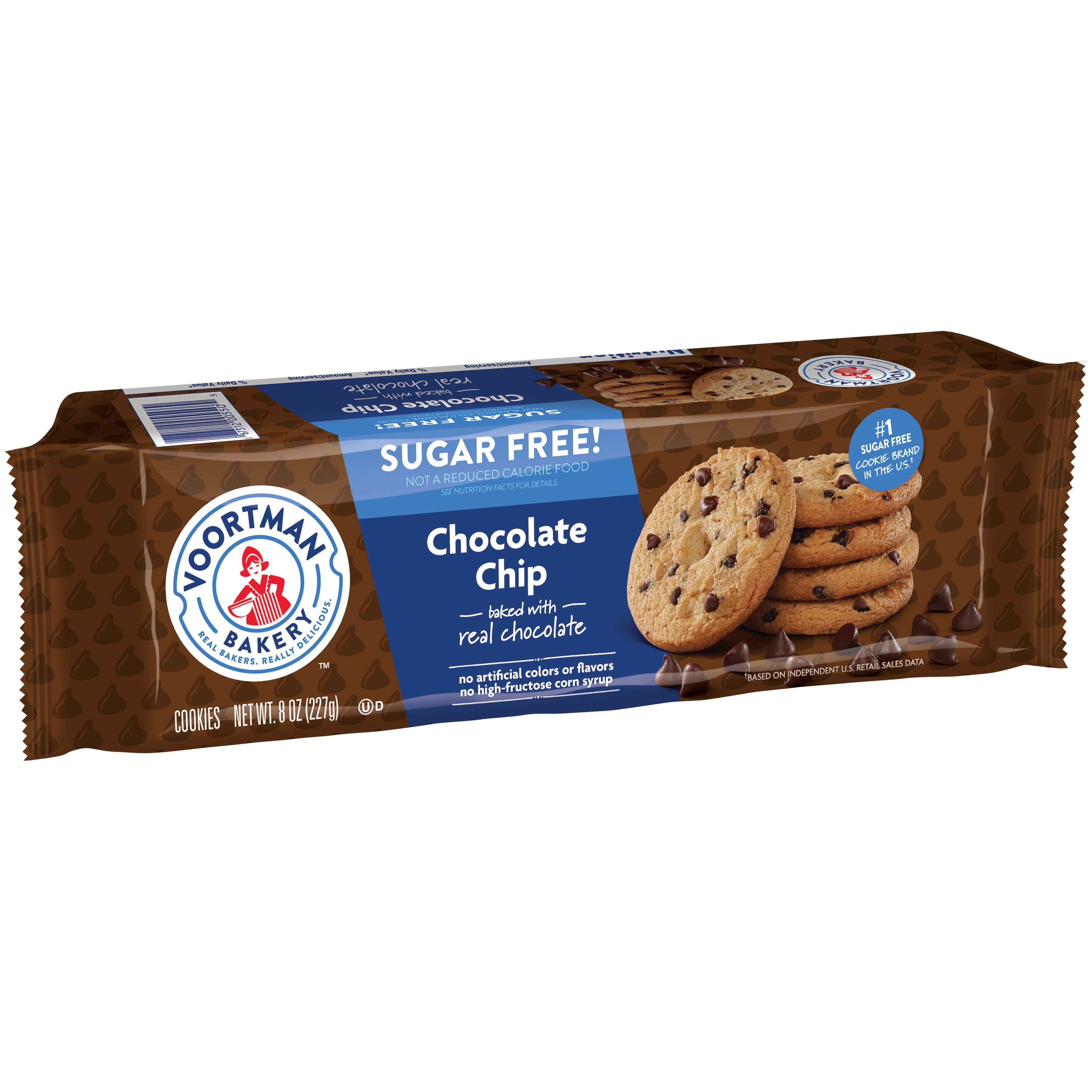 Voortman Bakery Zero Sugar Chocolate Chip Cookies - Walmart.com