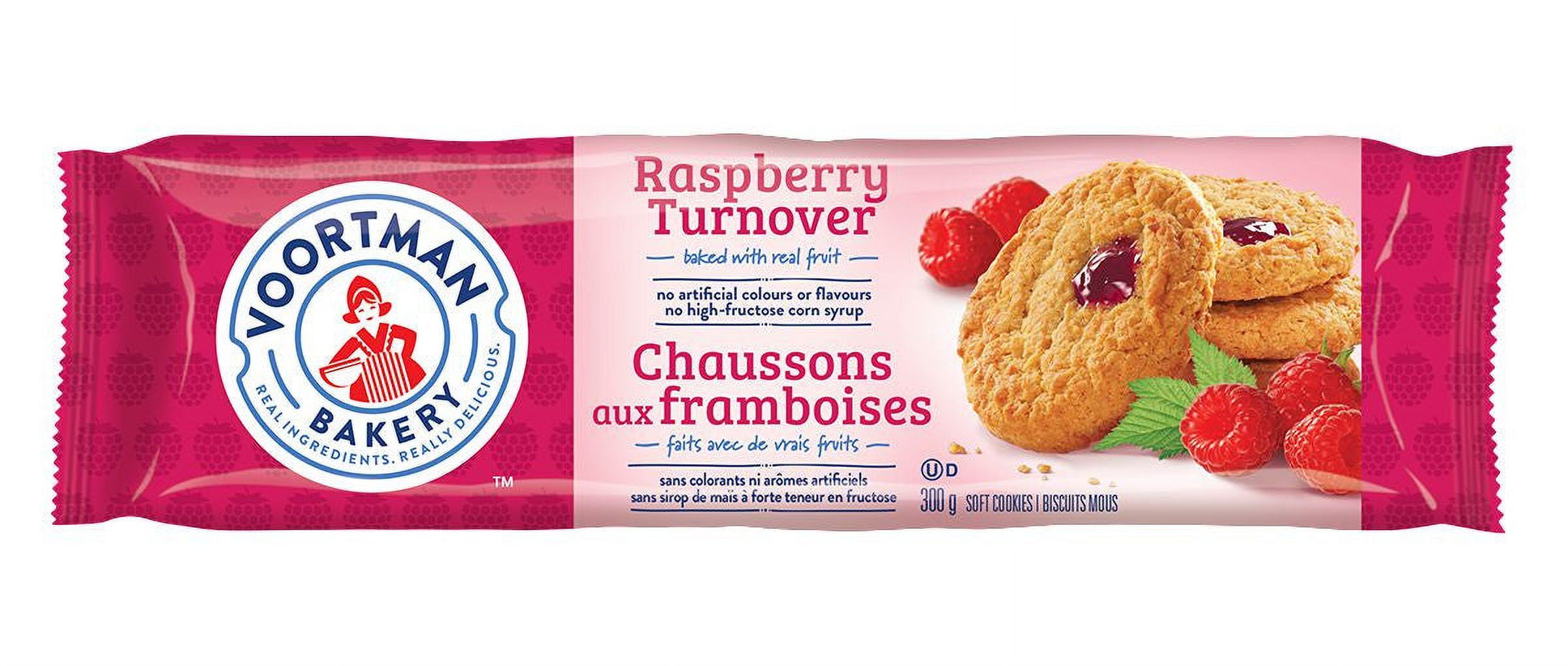 Voortman Raspberry Turnover Soft Cookies, 10.6 oz. - Walmart.com