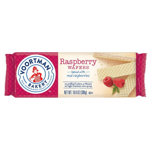 Voortman Raspberry Wafers 10.6oz (Pack of 4) - Walmart.com