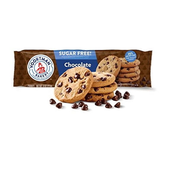 Voortman Sugar-Free Chocolate Chip Cookies (Pack of 4) - Walmart.com