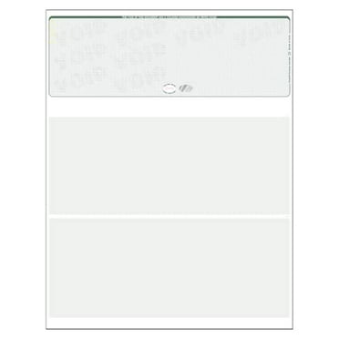 EZ Checks 3 Per Page Hologram High Security Blank Check Paper, 150 ...