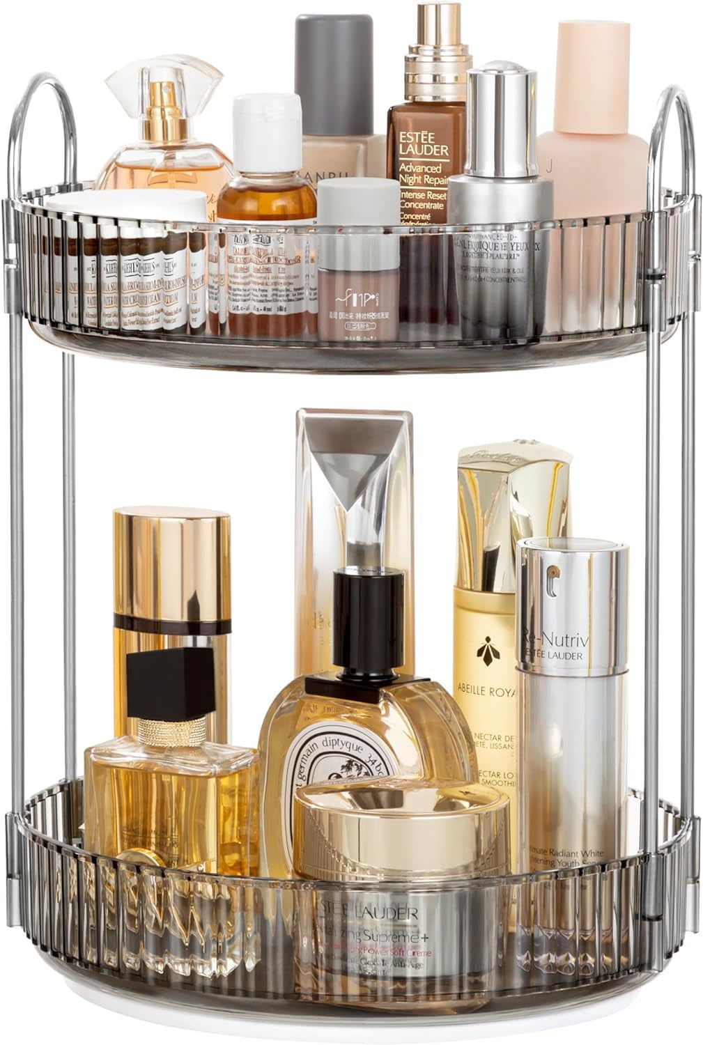 Vorey 360 Rotating Makeup IFF17 Organizer Countertop 2 Bathroom ...