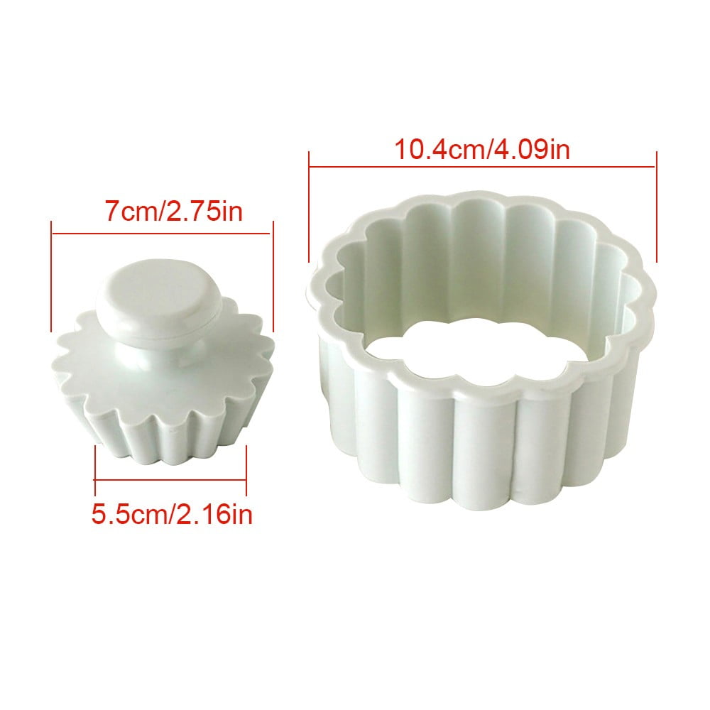 Vorfor Flower Lace Cookie Cutters Bakeware Mold Fruit Egg Tart Cupcake ...