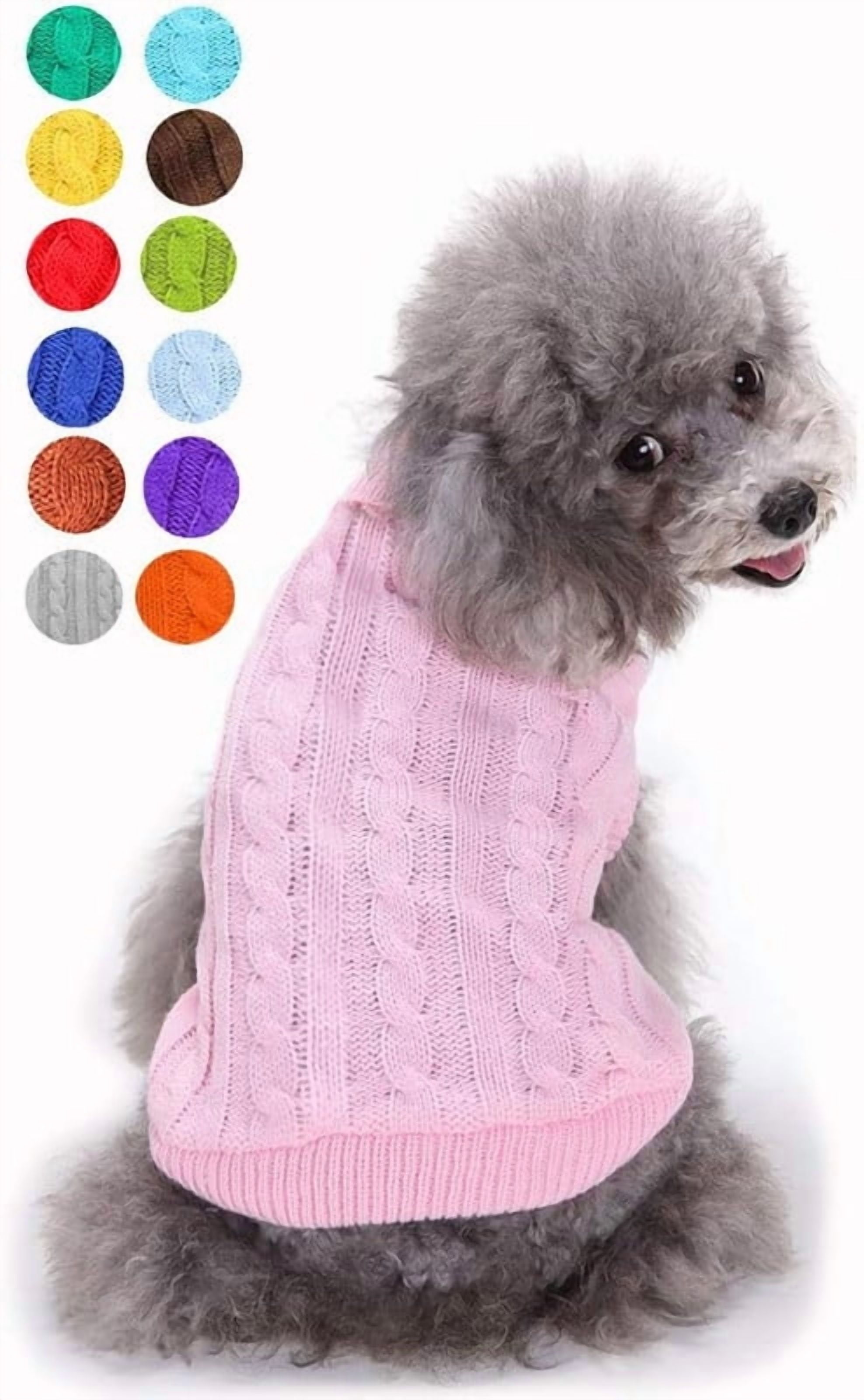 Vorkoi Dog Sweater for Small, Medium, Large Dogs - Warm Winter Classic ...