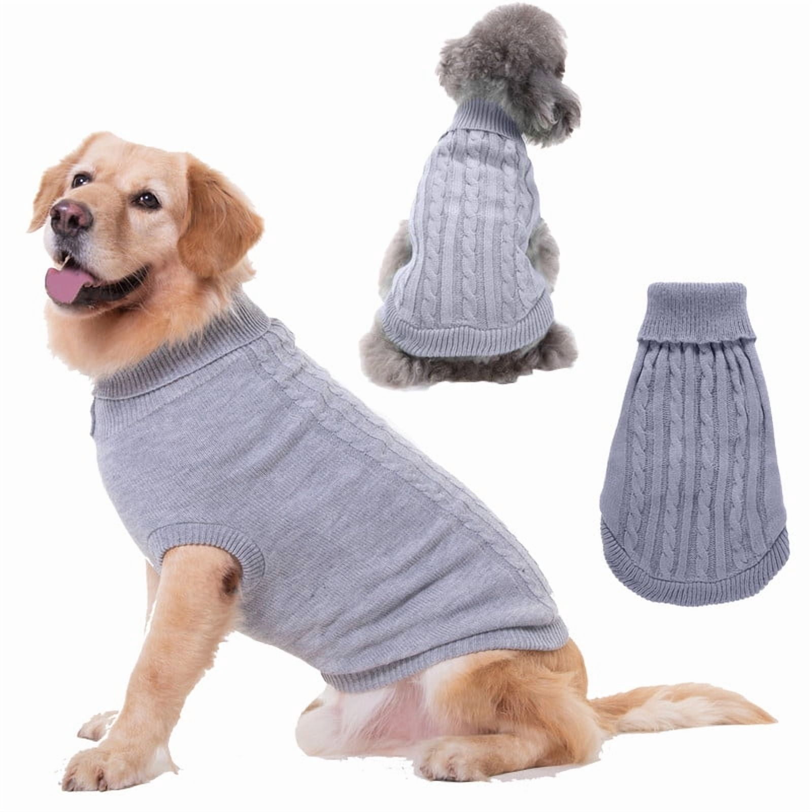 Vorkoi Dog Sweater for Small, Medium, Large Dogs - Warm Winter Classic ...