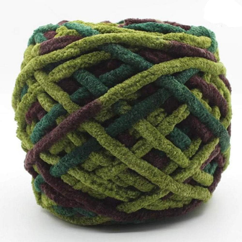 Vorkoi Jumbo Chenille Yarn,Colorful Chunky Chenille Yarn,Arm Knit Yarn ...