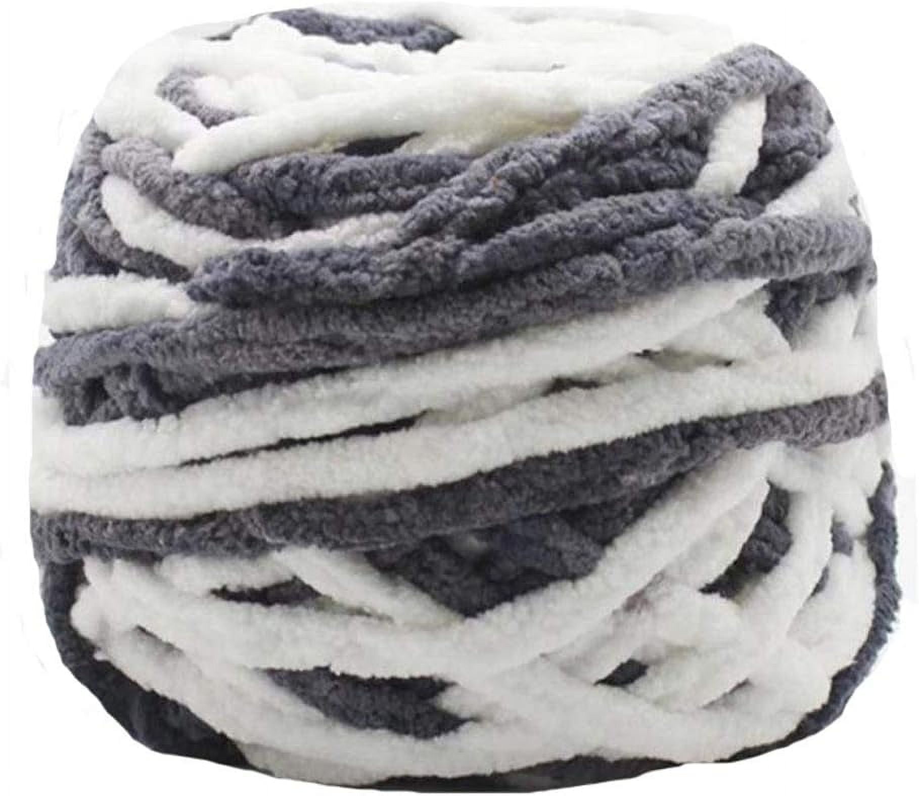 Vorkoi Jumbo Chenille Yarn,Colorful Chunky Chenille Yarn,Arm Knit Yarn ...