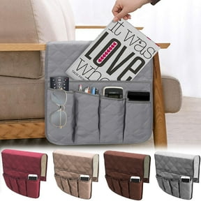 TV Remote Control Holder Couch Caddy, Non-slip Bedside Caddy Organizer ...